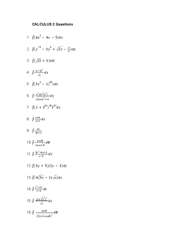 CALCULUS 2 Questions 1 | PDF | Théorie (échecs) | Échecs