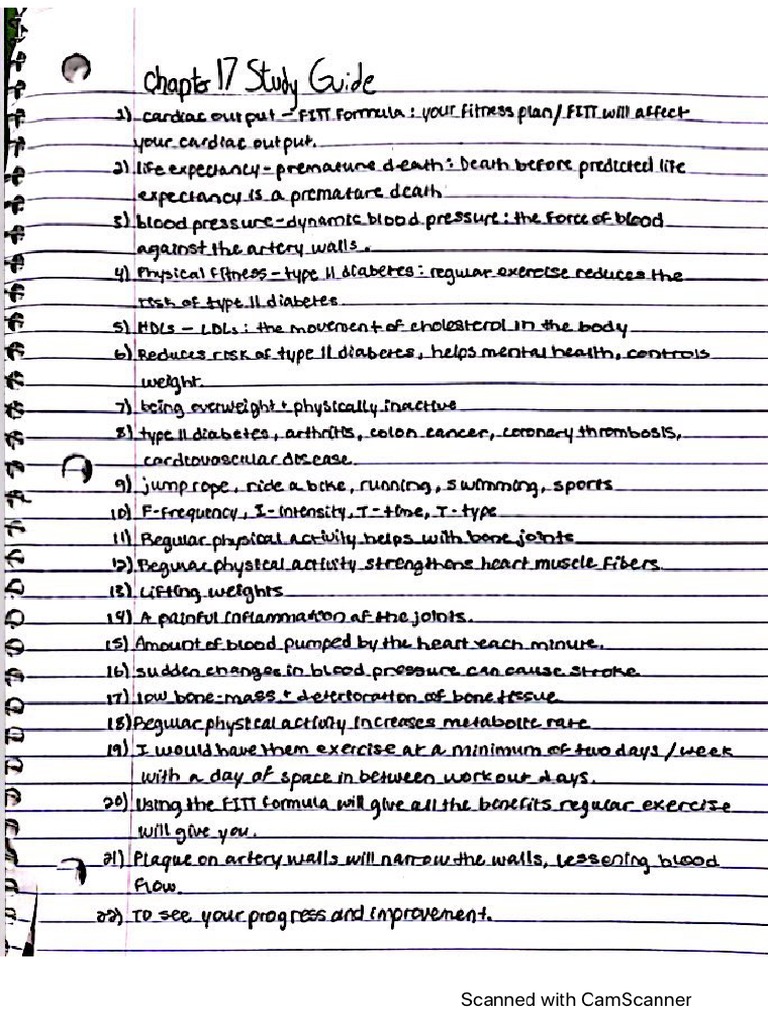 Chapter 17 Study Guide | PDF
