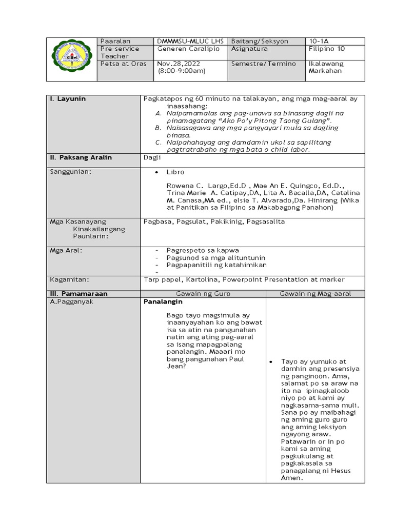 Dagli - Generen | PDF