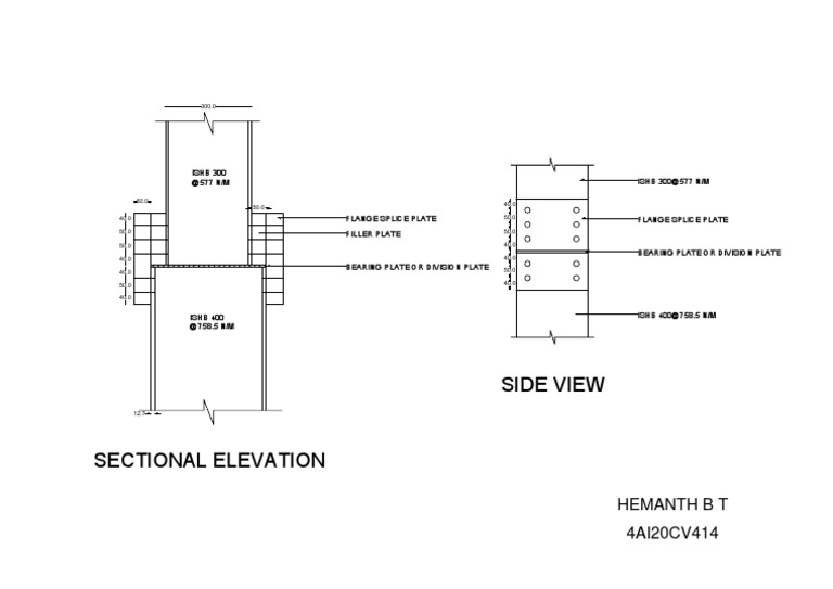 ISHB 300@577 N/M steel beam section detail | PDF