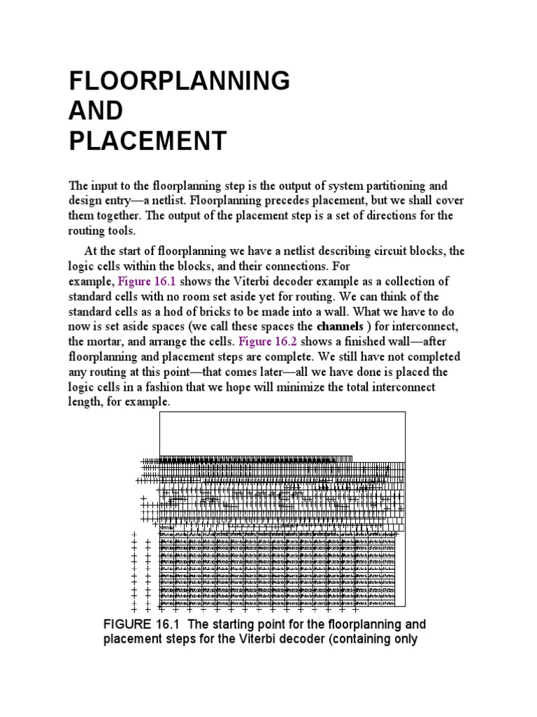 4 Floorplanning Pdf Integrated Circuit Logic Gate