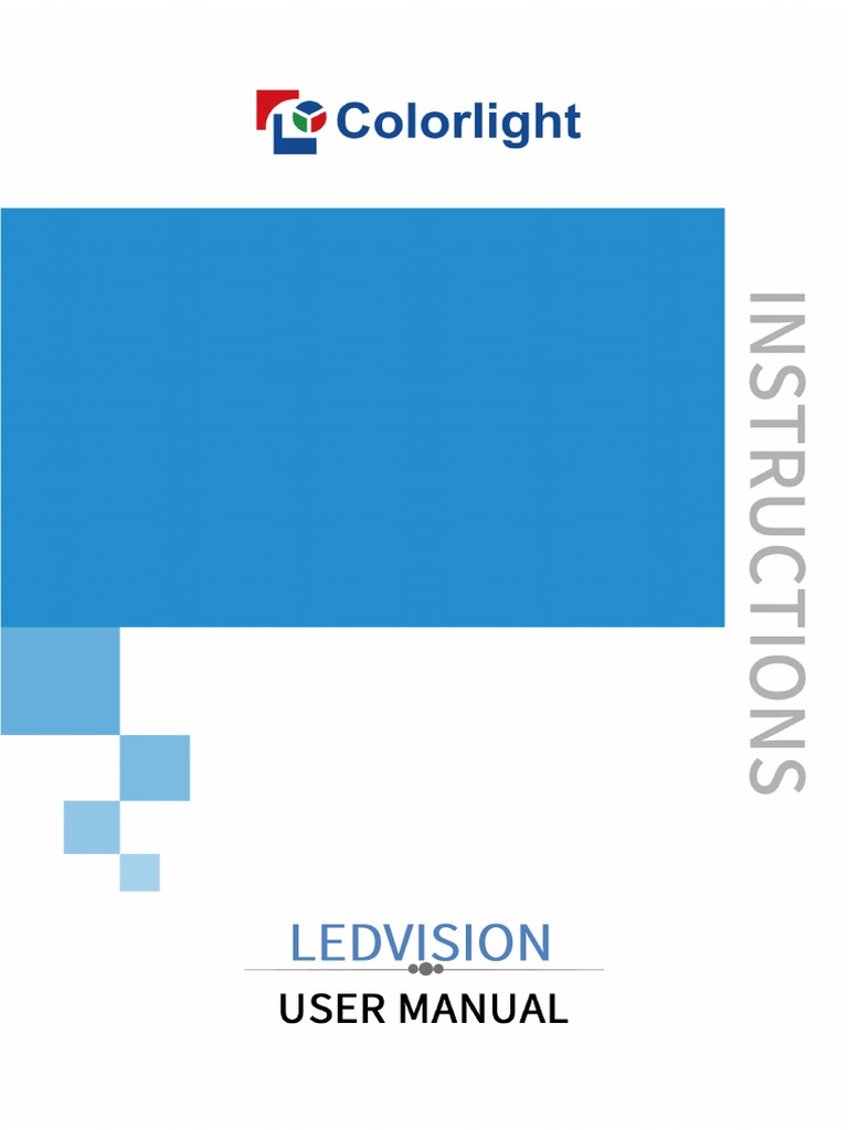 Colorlight LEDVISION-User Manual V8.0 | PDF