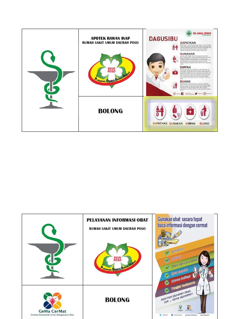 Stiker Apotek (Jendela) | PDF