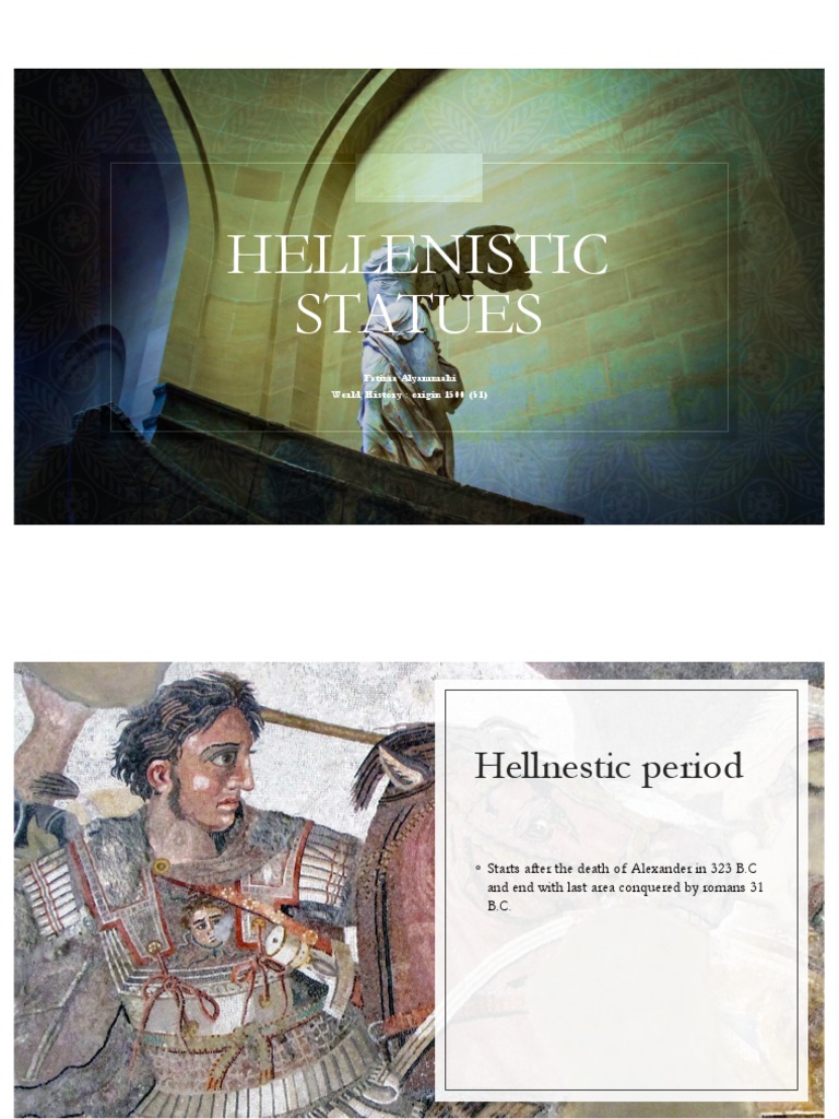 Hellenistic Statues | PDF