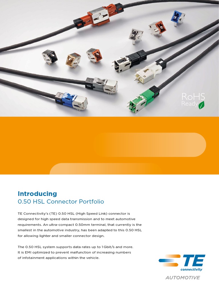1 0 50 HSL Connector Portfolio | PDF | Electrical Connector | Usb