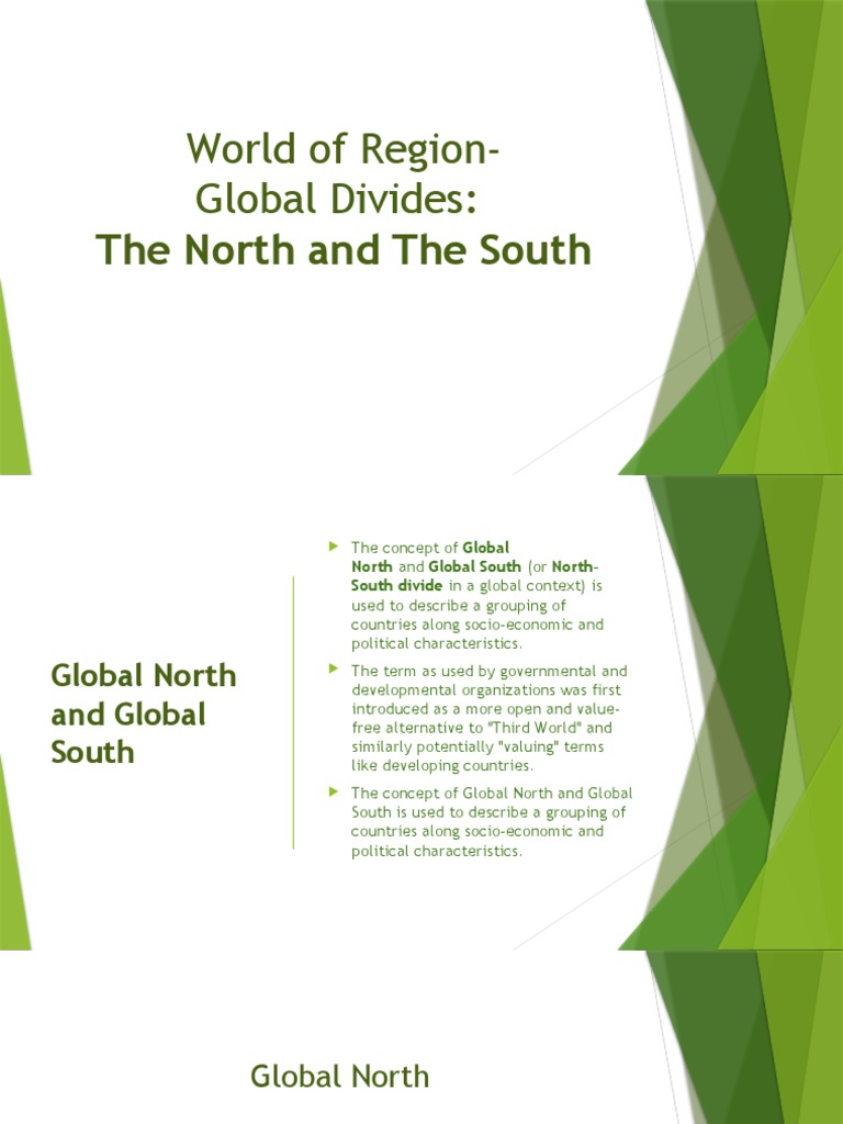 Global North and Global South | PDF | Economies