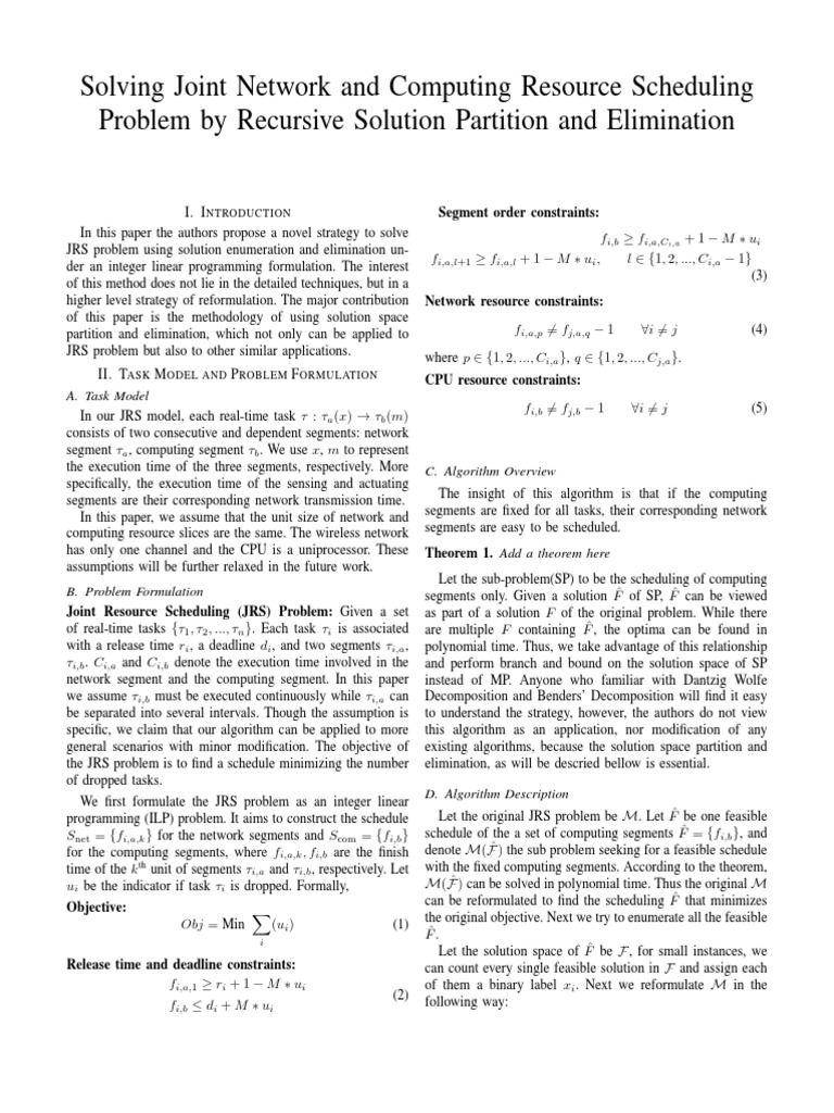 Ilp Scheduling Pdf Linear Programming Scheduling Computing 5625