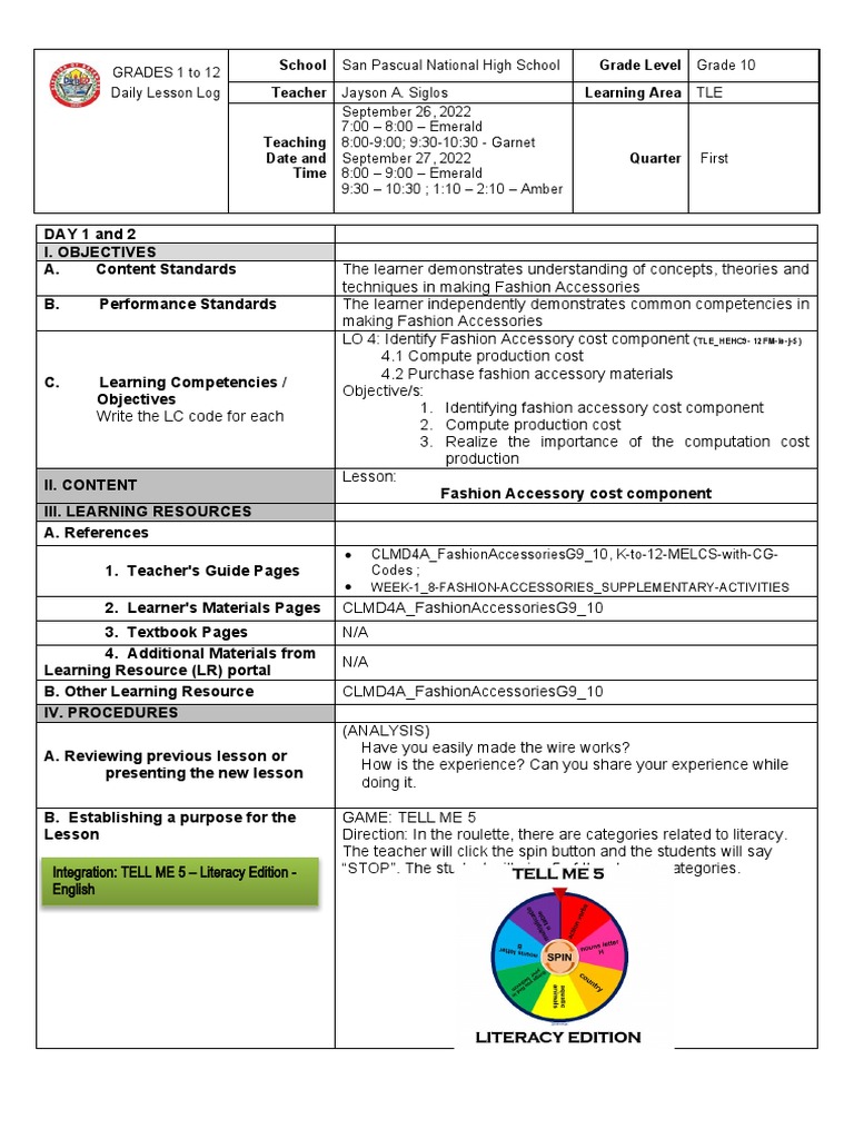 W7-Day 1 & 2 - Oct 3-4 | PDF | Learning | Pricing