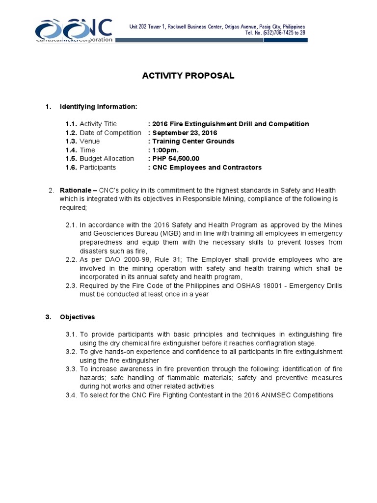 Fire Extinguishment Competition | PDF | Occupational Safety And Health ...