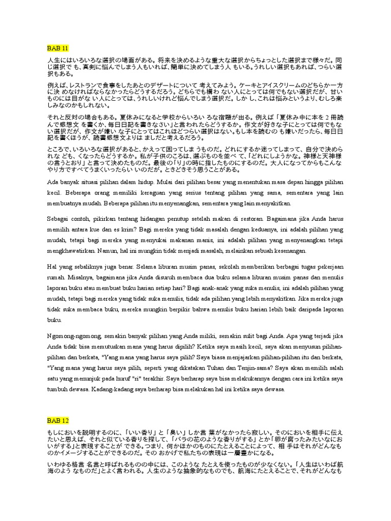 Teks Bab 11 Dan 12 | PDF