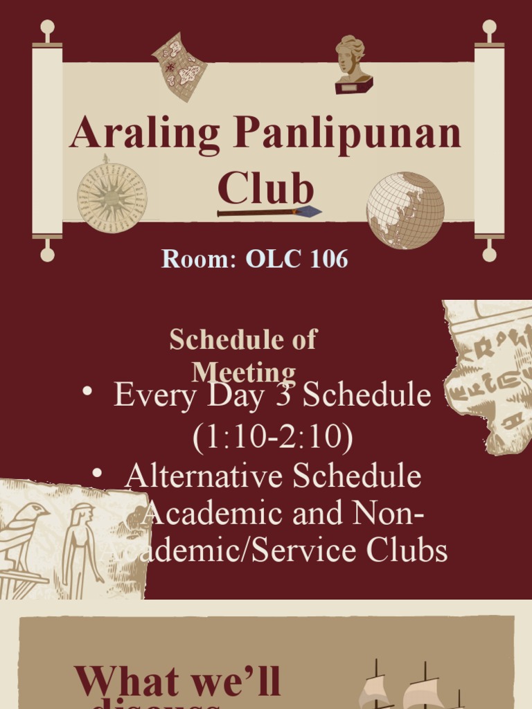 AP Club Meeting | PDF