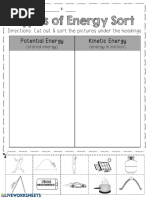 Types of Energy (Grade 6) - Free Printable Tests and Worksheets | PDF ...