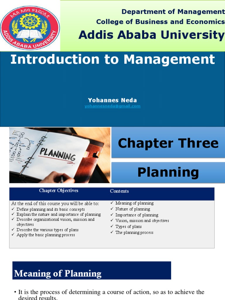 Introduction To Management - CH 3 | PDF | Policy | Decision Making
