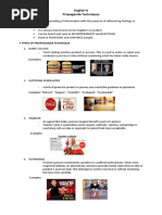 Q3-Module 2 (Using Propaganda Techniques) | PDF | Propaganda