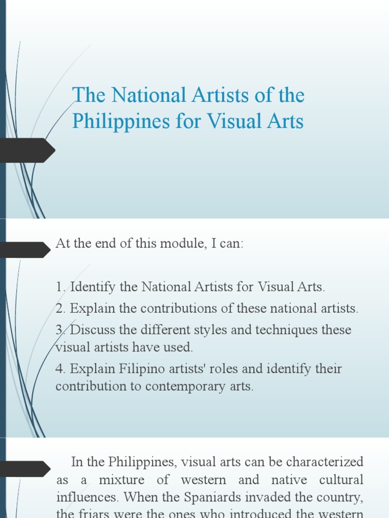 The National Artists of The Philippines For Visual Arts | PDF | Philippines