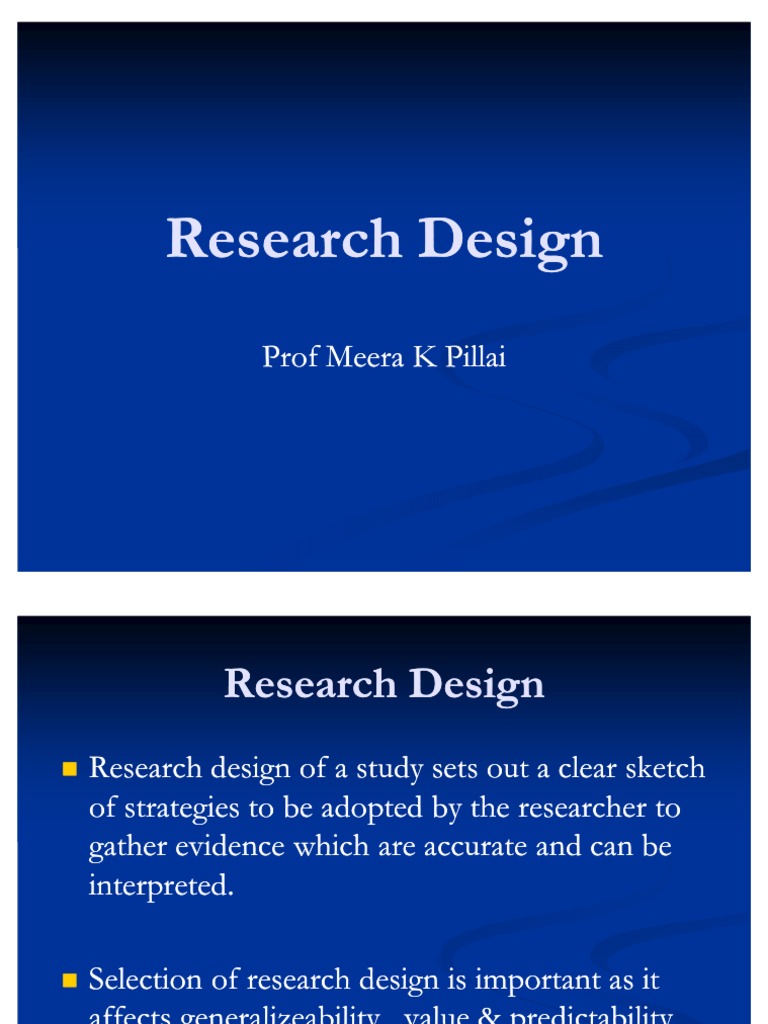 Research Design | PDF | Scientific Control | Experiment
