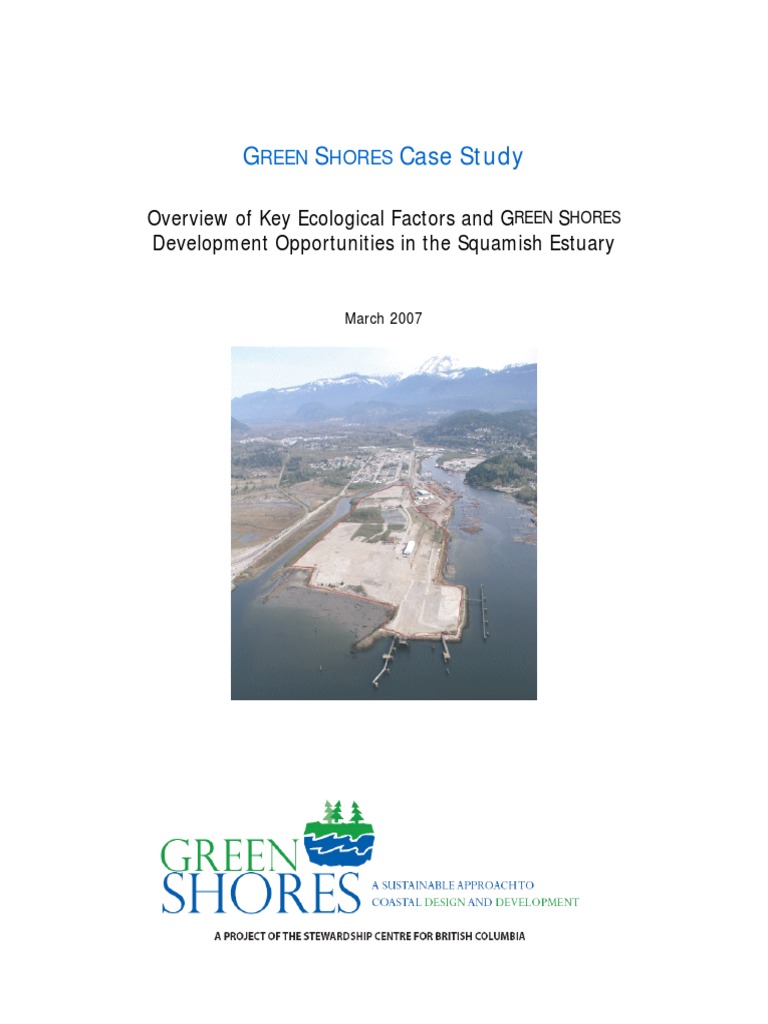 Squamish Estuary Case Example | PDF | Riparian Zone | Beach