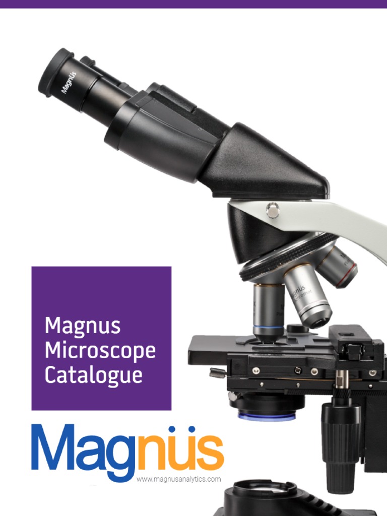 Catalogue Magnus. Microscope | PDF