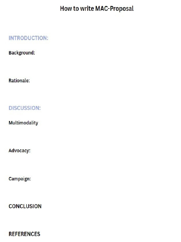 Mac Proposal | PDF