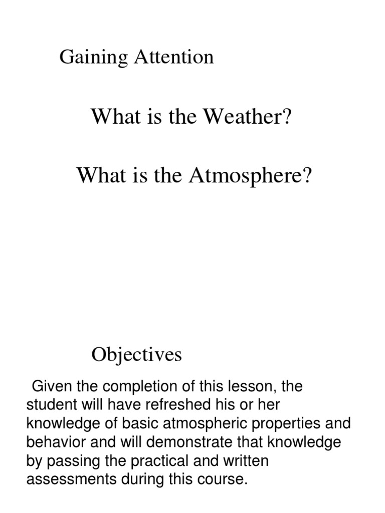 Tab 2 PMI Atmospheric Basics | PDF | Atmosphere Of Earth | Humidity