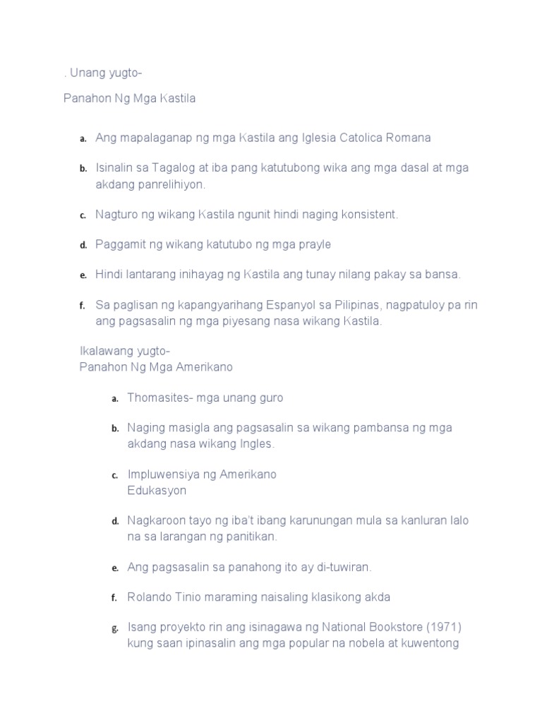 Kasaysayan NG Pagsasalin | PDF