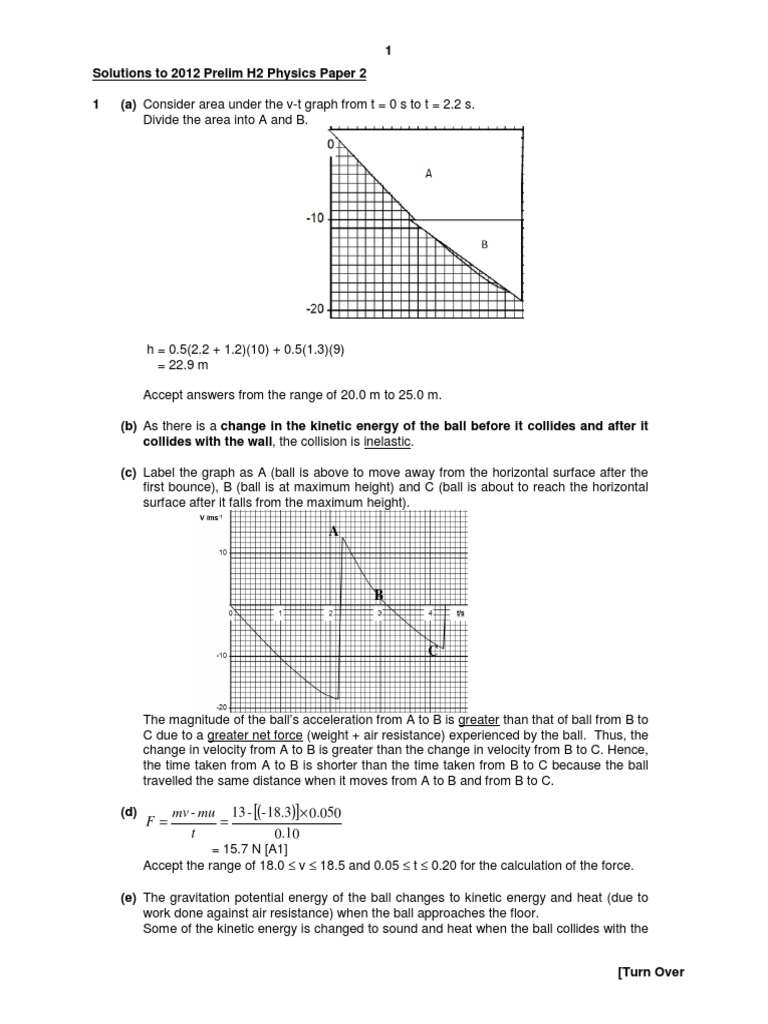 2012 AJC PRelims H2 Physics P2 Solution | PDF | Doping (Semiconductor) | Inductor