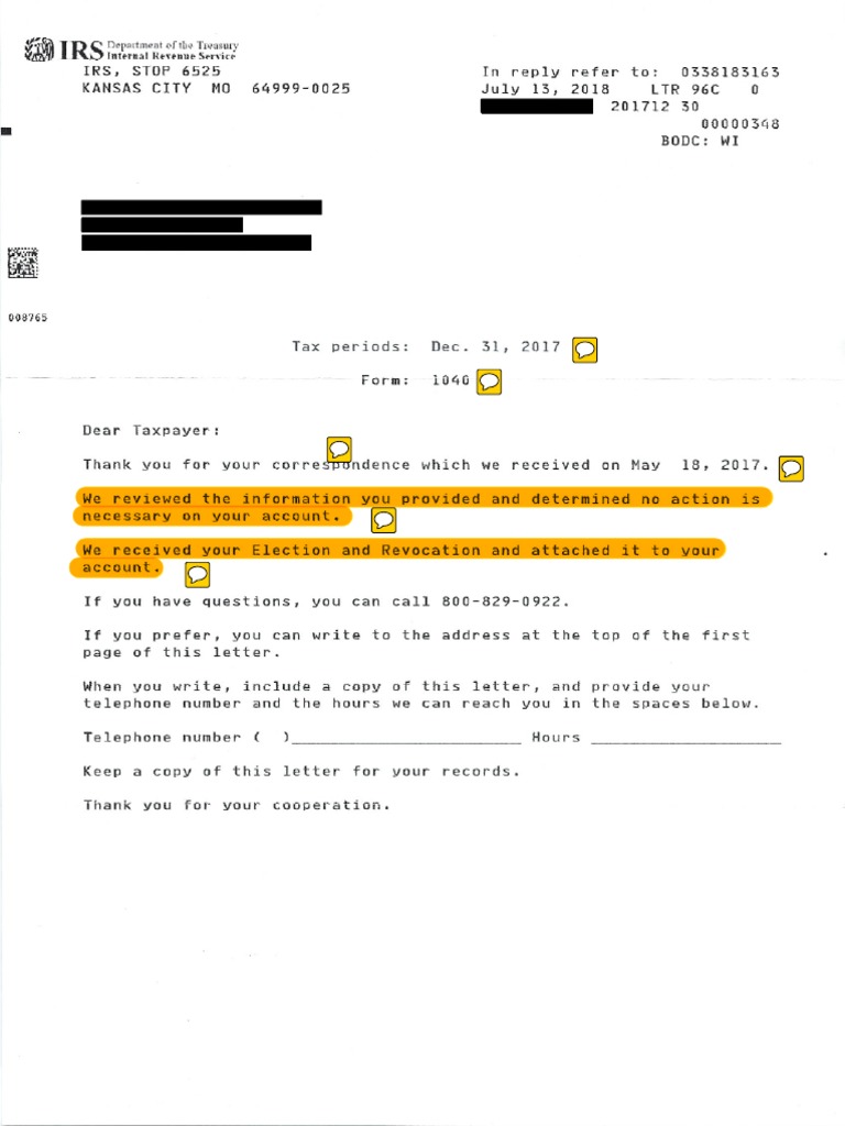 Sample Letter96c | PDF