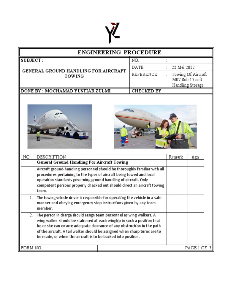 EI 30420017 M Yustiar Z TPU6A (General Ground Handling For Aircraft ...