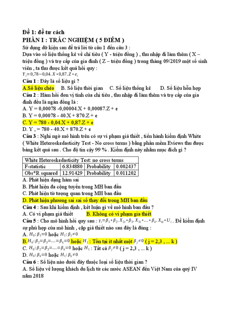 BT KTL Hoch Kì 1 | PDF