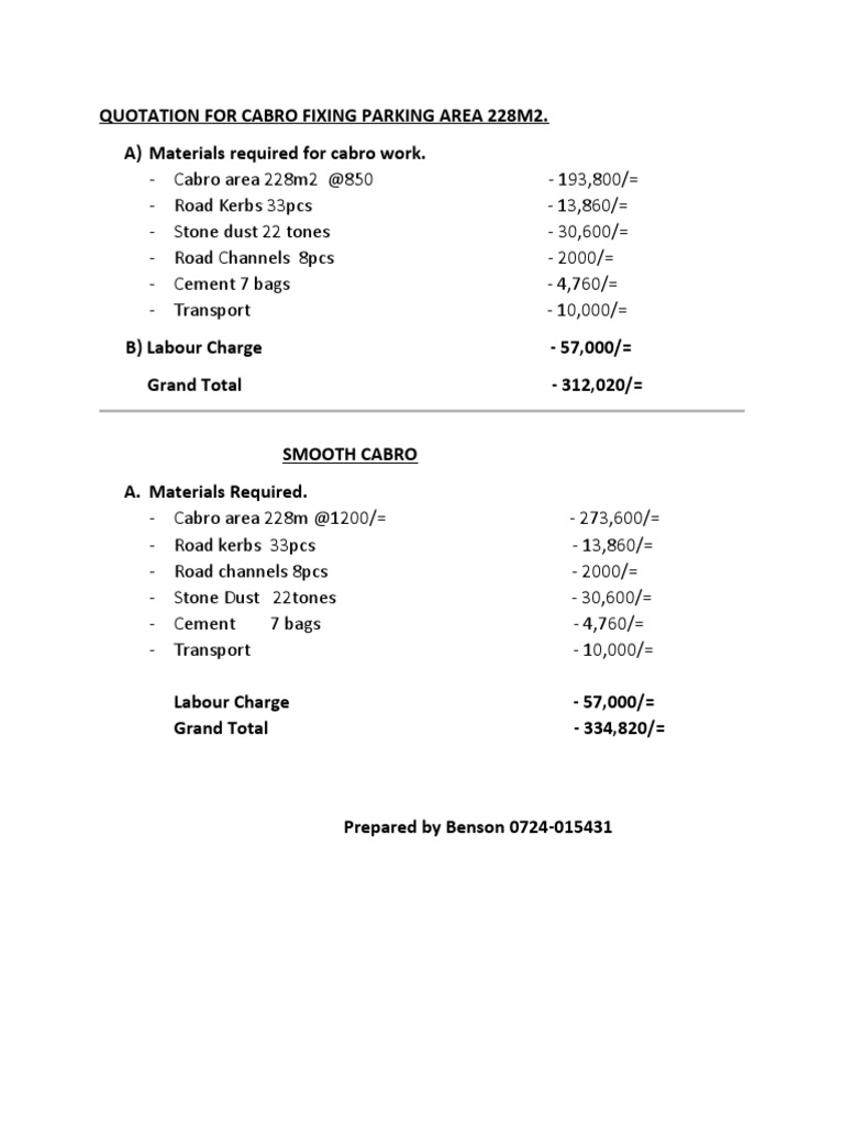 QUOTATION FOR 228m | PDF | Technology & Engineering