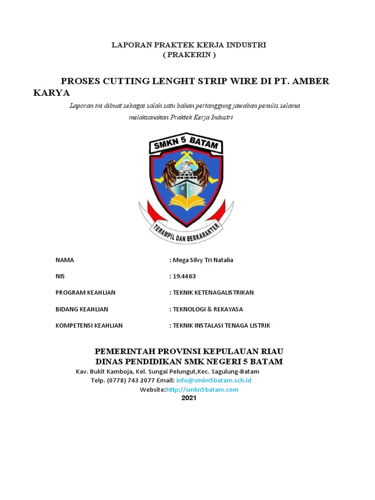Proses Cutting Length di PT Amber Karya | PDF | Bisnis | Teknologi ...