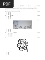Grade 3 Maths - End-Of-term Test - Term 3 | PDF | Teaching Methods ...