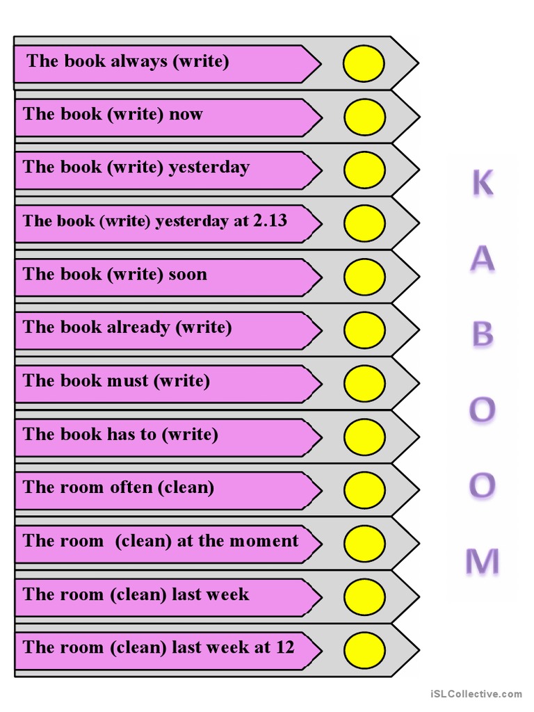Kaboom - Passive Voice - Basic Tenses | PDF