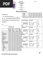 Y Balance Score Sheet | PDF