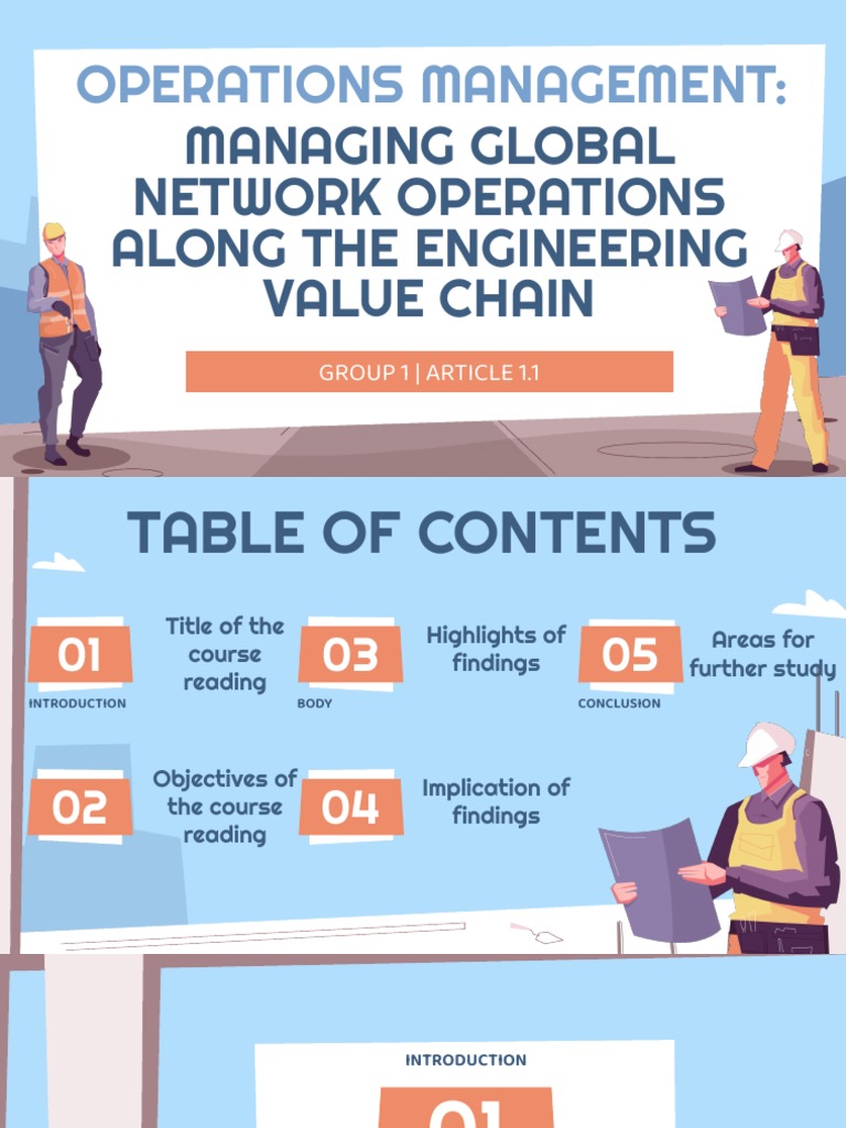 Operations Management:: Managing Global Network Operations Along The ...