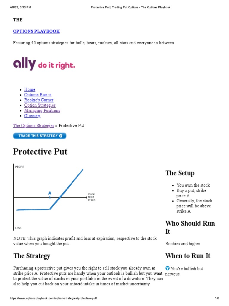 Protective Put Strategy | PDF | Put Option | Option (Finance)