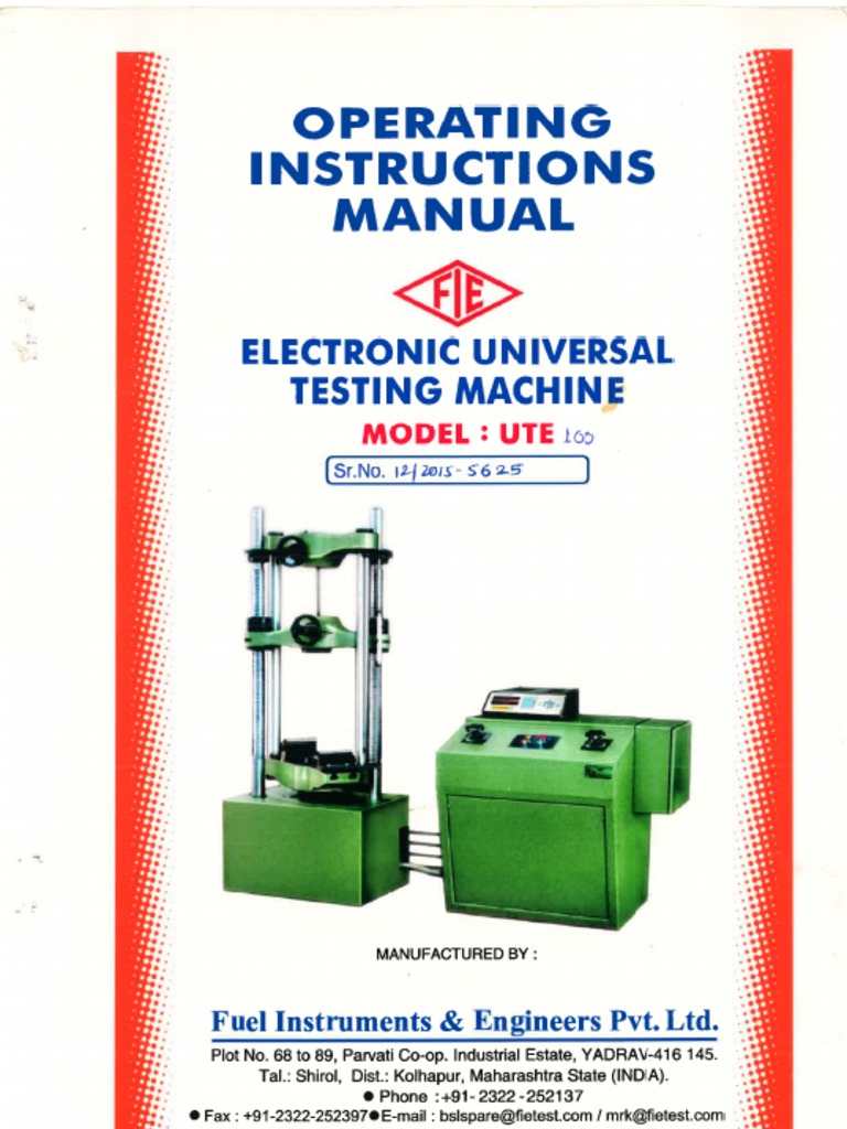 UTE Manual | PDF