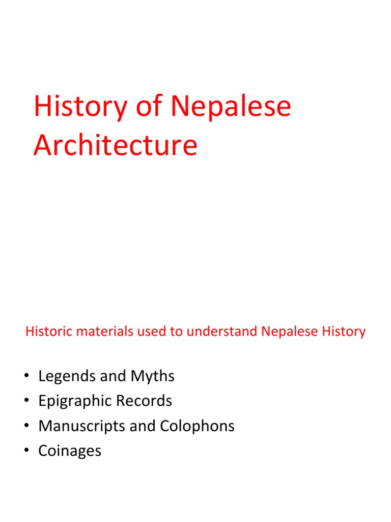 History of Nepalese Architecture | PDF | Kathmandu