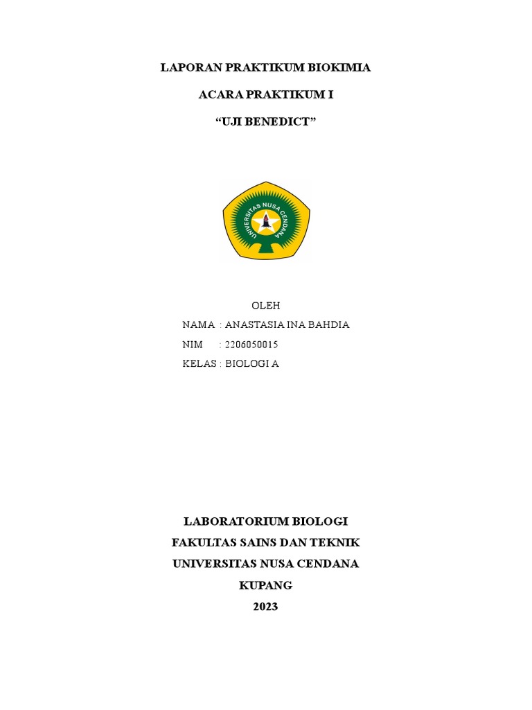 Laporan Praktikum Biokimia 2 | PDF | Pengembangan Diri