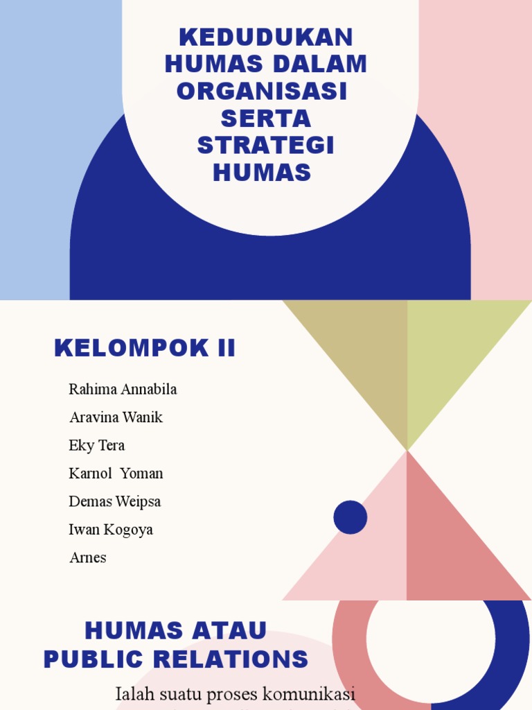 Kedudukan Humas Dalam Organisasi Serta Strategi Humas | PDF | Ilmu Sosial