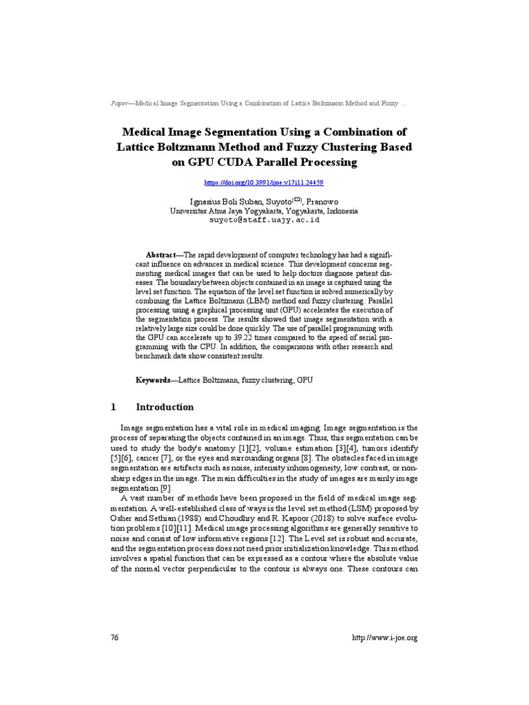 03 Karil iJOE GPU Suban Syt Pranowo | PDF | Image Segmentation | Partial Differential Equation