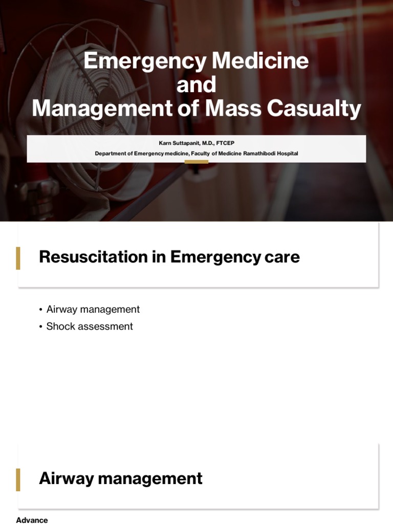 Emergency Medicine and MCM | PDF | Emergency Management | Emergency ...