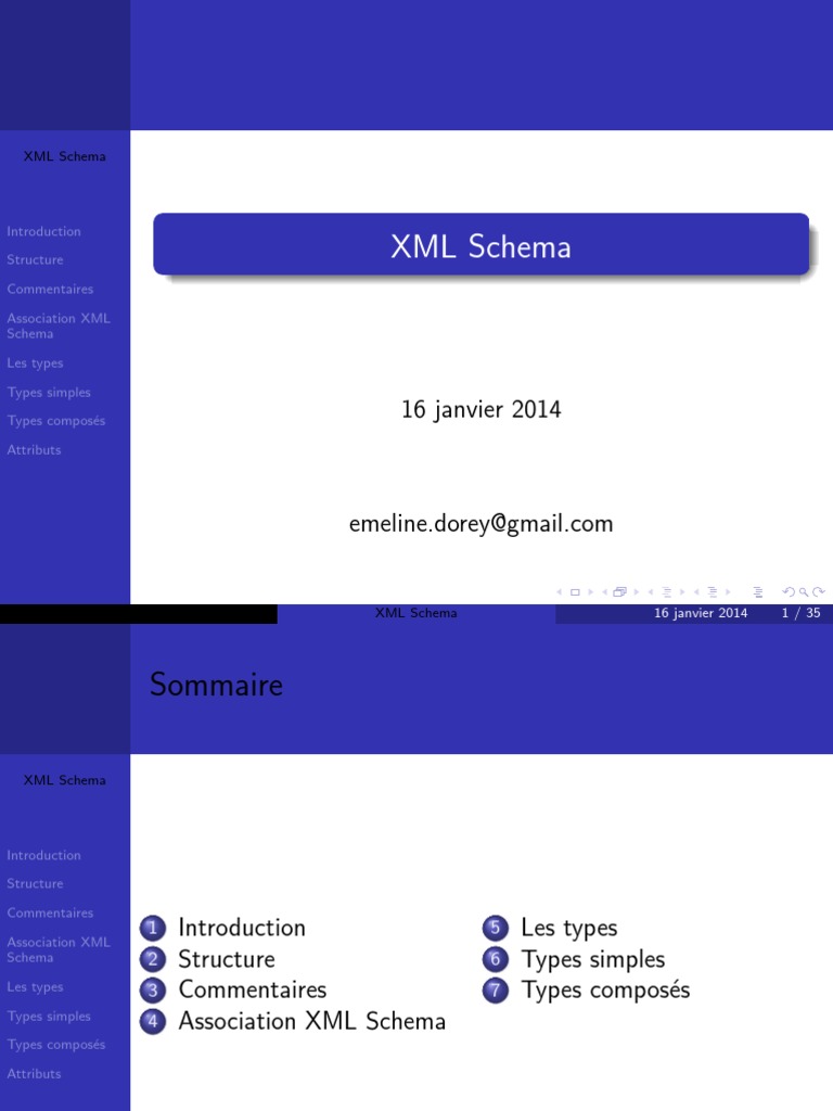 3 Xmlschema-1 | PDF | XML | Langage de balisage