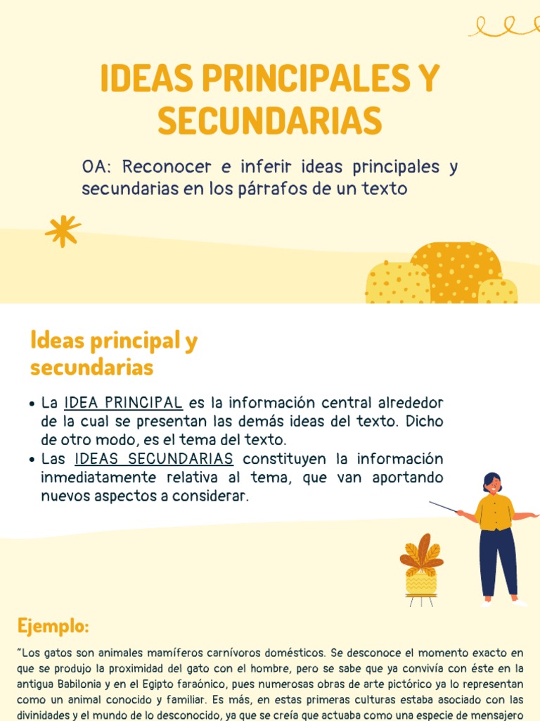 Ideas Principales y Secundarias Explicadas | PDF | Noam Chomsky ...