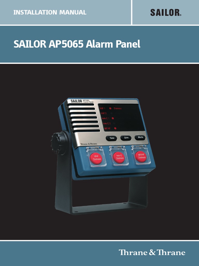 SAILOR AP5065 Alarm Panel: Installation Manual | PDF ...
