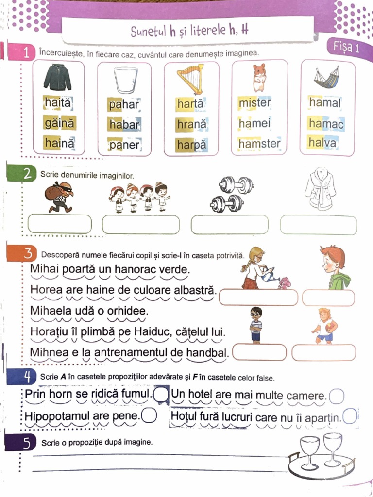 Sunetul Și Litera H | PDF