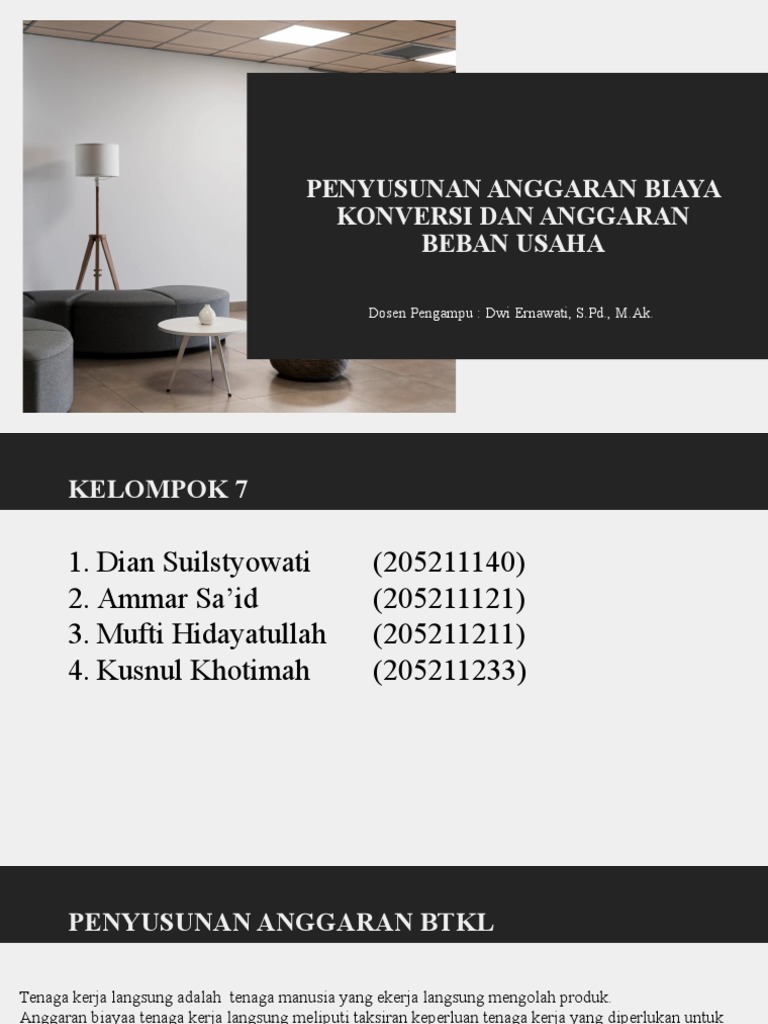 PPT7 Penganggaran Perusahaan | PDF