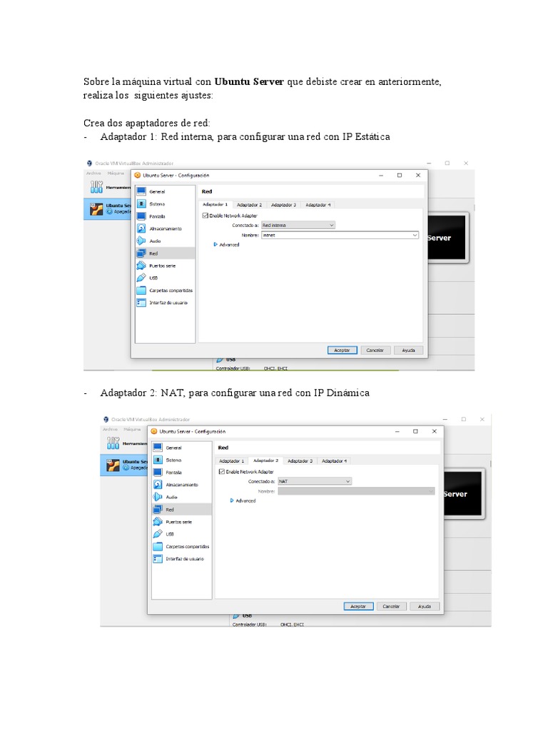 Configuración tcp ip Ubuntu Server_ Desktop (1) | PDF