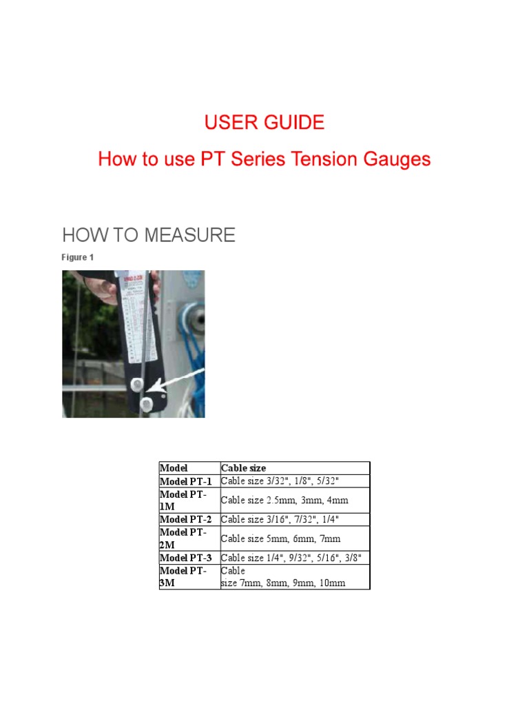 PT Tension Guide | PDF | Rigging | Mast (Sailing)