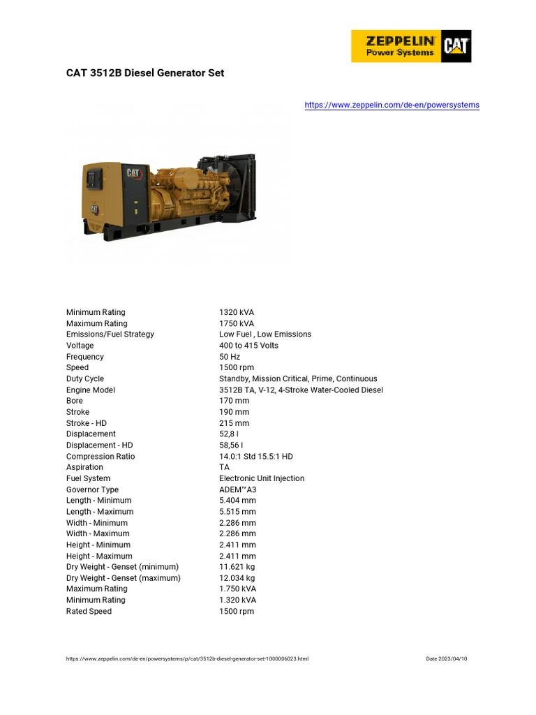 3512b Diesel Generator Set 1000006023.html | PDF | Diesel Engine ...